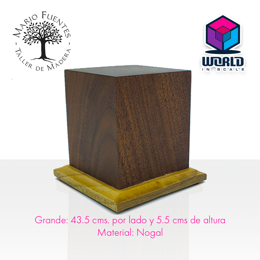 Base rectangular de Madera - Grande